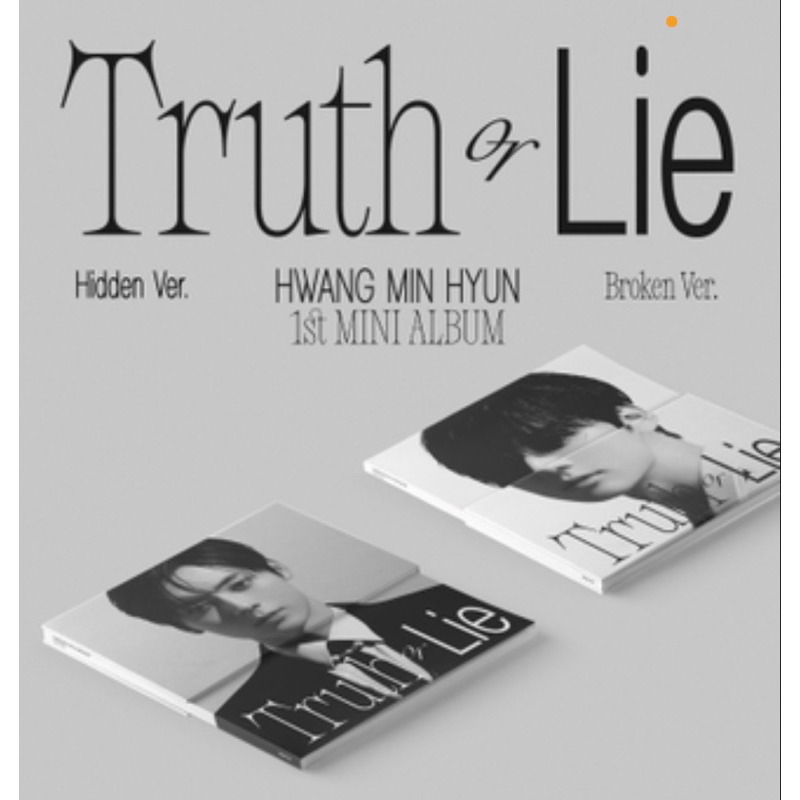 พร้อมส่ง — Hwang Minhyun [Truth or Lie] 1st Mini Album (Hidden Ver ...
