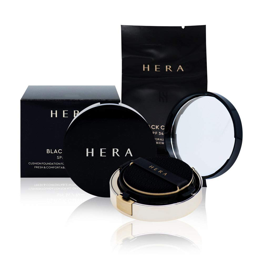 (New Package) Hera Black Cushion SPF34 / PA++ (Full size + One Refill) 15g | Shopee Thailand