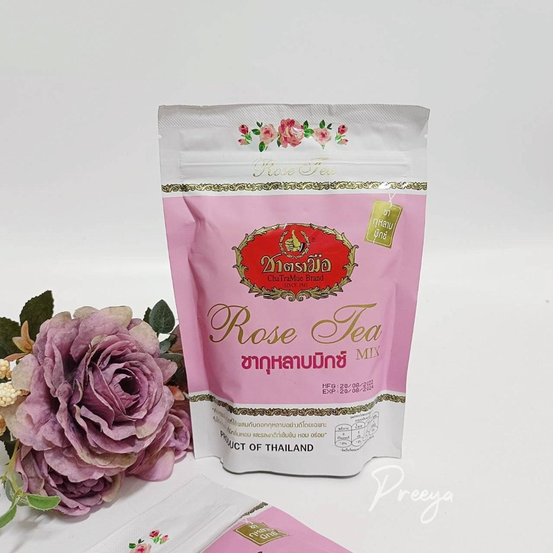 ชากุหลาบ ตรามือ Rose Tea 150 กรัม ChaTraMue | Shopee Thailand