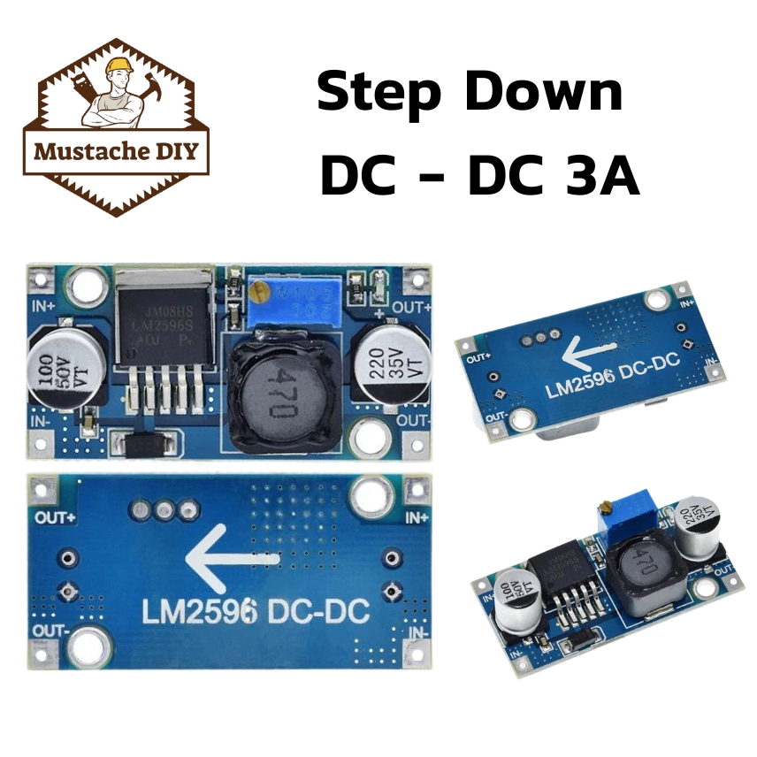 Step down โมดุลลดแรงดันไฟ Dc - Dc Step - Down 5v / 12v / 24v 3A ...