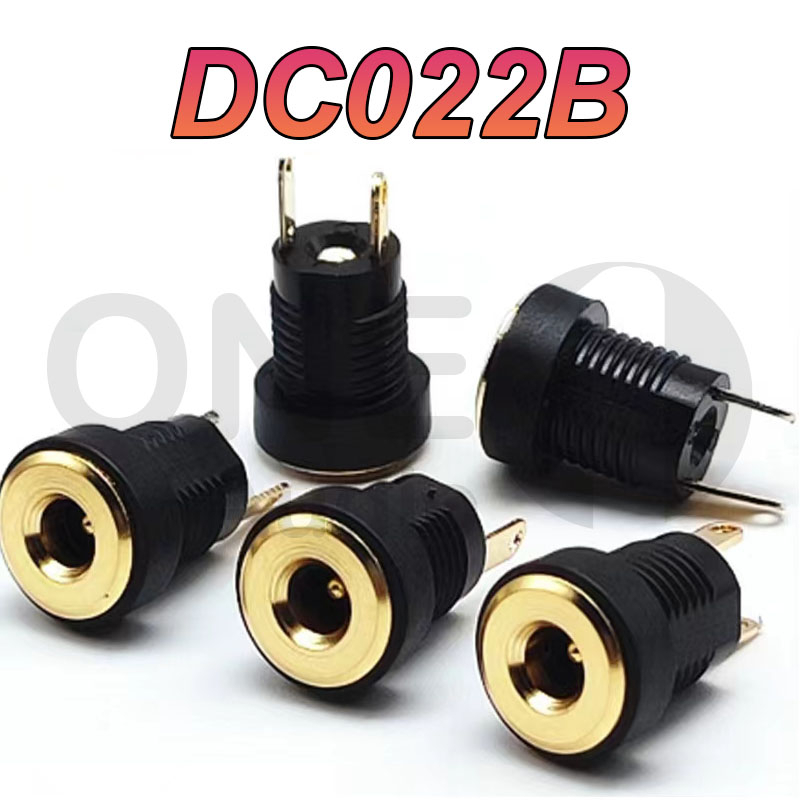 OneAudio แจ็ค dc ตัว เมีย DC022B 8mm 5.5*2.1 mm dc jack ตัวเมีย รูชาร์จ ...