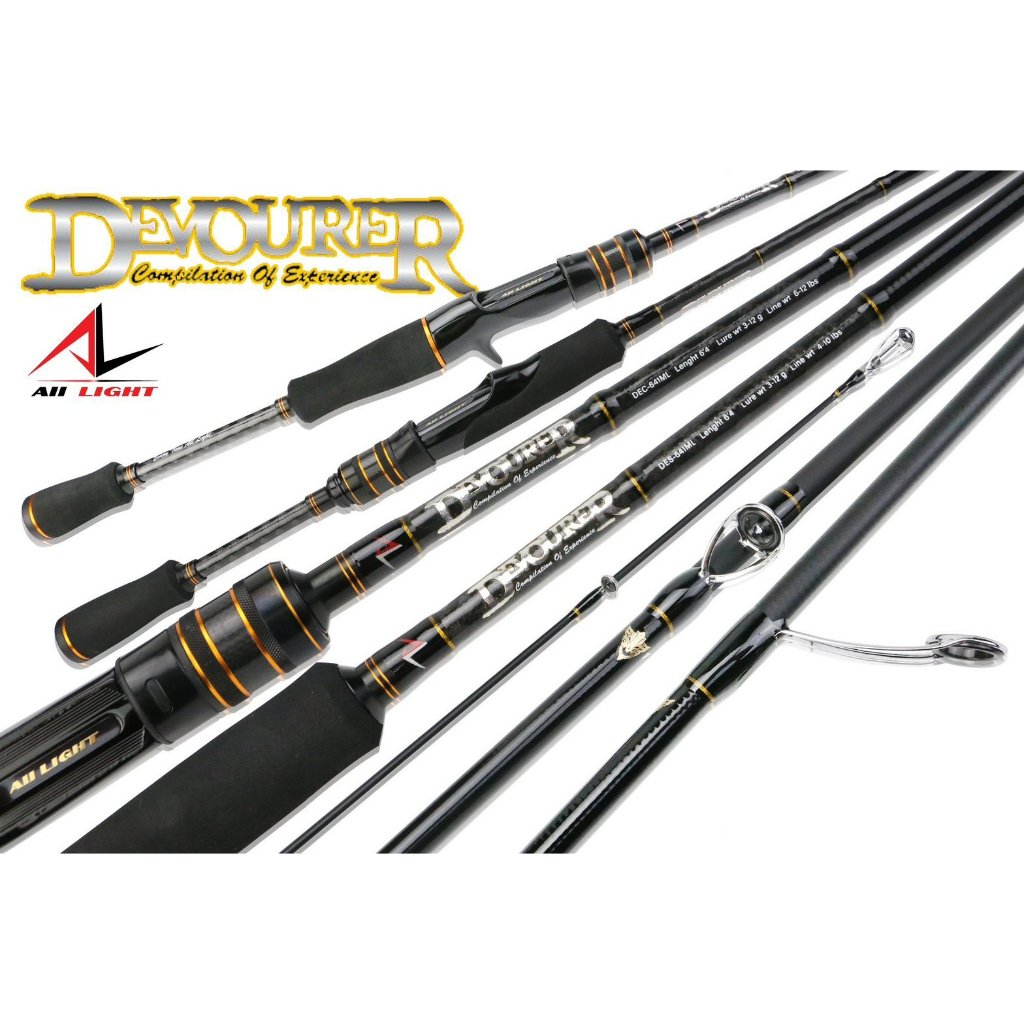 คันเบ็ด ALL LIGHT รุ่น DEVOURER มีทั้งสปินและเบท | Shopee Thailand