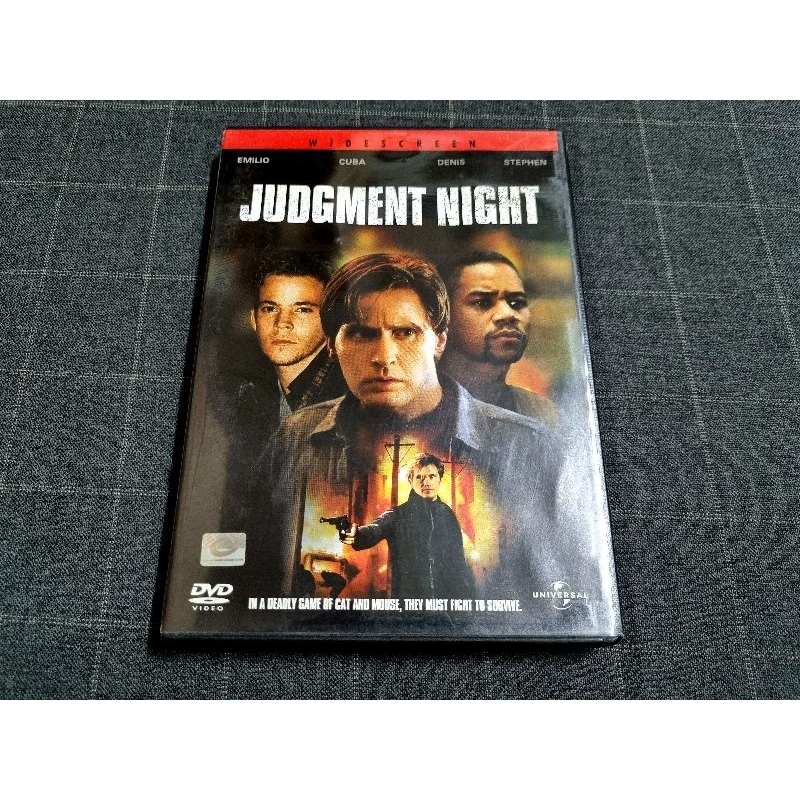 DVD ภาพยนตร์แอ็คชั่นทริลเลอร์อาชญากรรม "Judgment Night / 4 ล่า 4 หนีหลังชนฝา" (1993) | Shopee ...