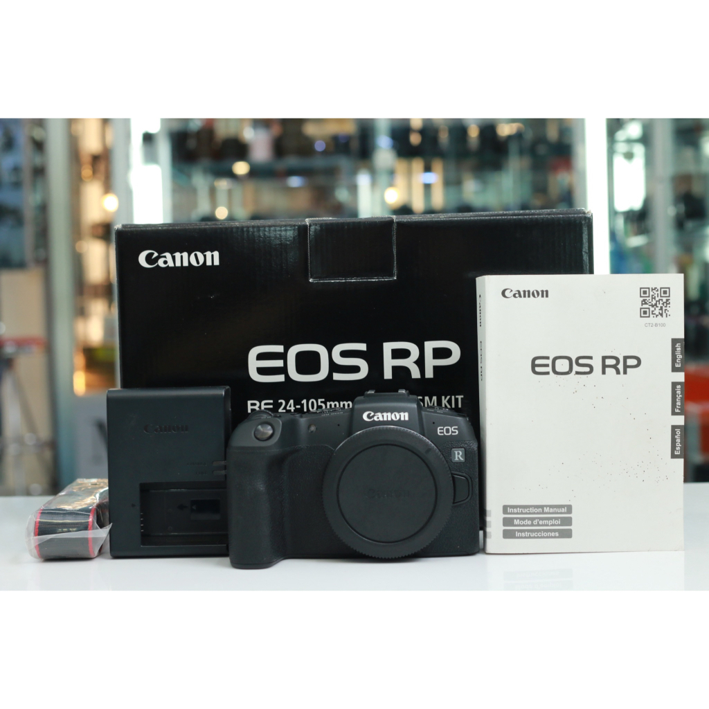 Canon EOS RP ( Body ) สภาพดี 9/10 อุปกรณ์ครบกล่อง | Shopee Thailand