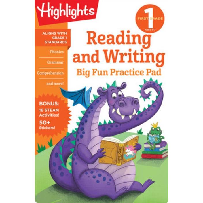 Reading and Writing Big Fun Practice Pad First Grade [Ages 6-7] หนังสือ ...