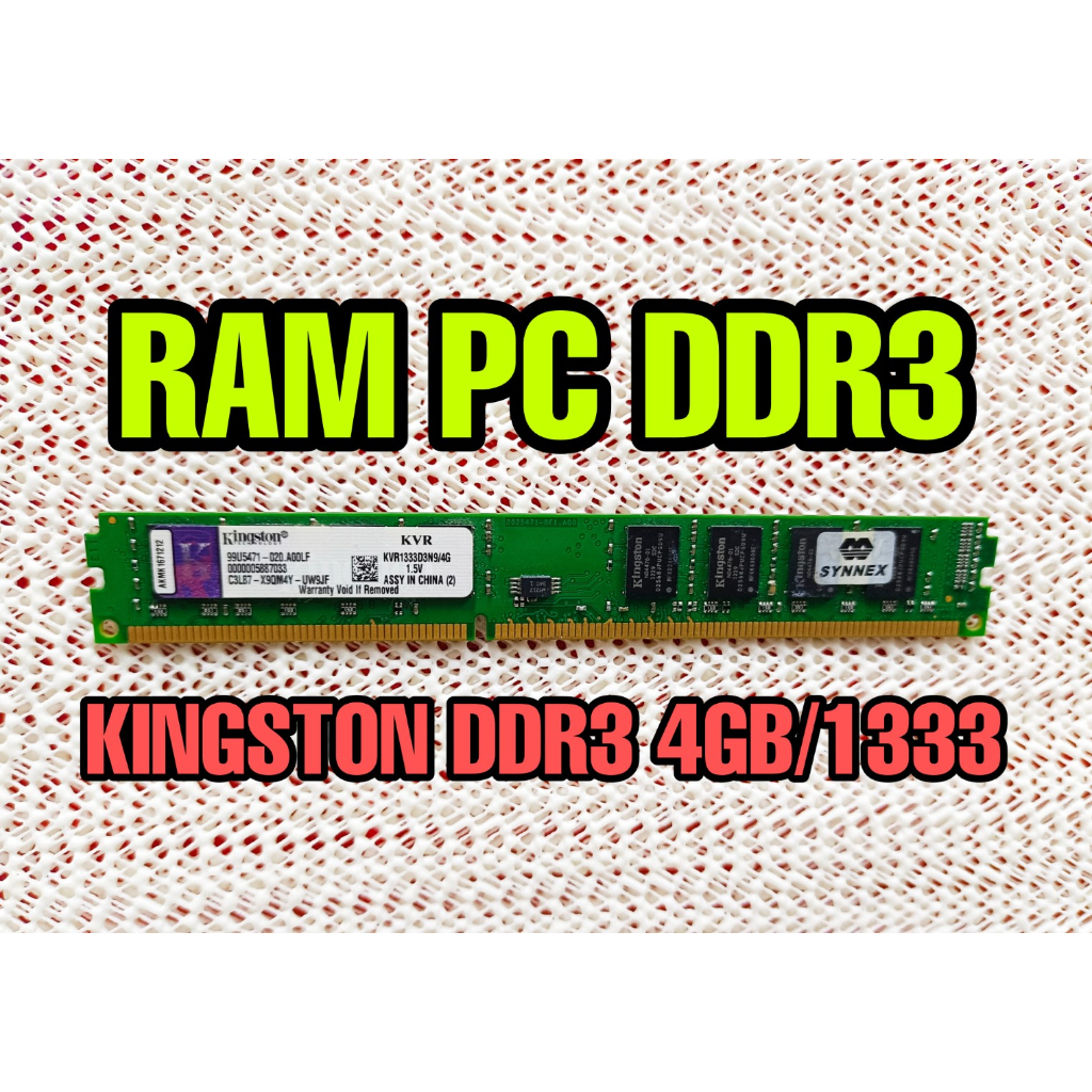 (ร้านในไทย) RAM DDR3 4GB/8GB คละรุ่น-คละแบรนด์ ** มีของพร้อมส่งทันที ...