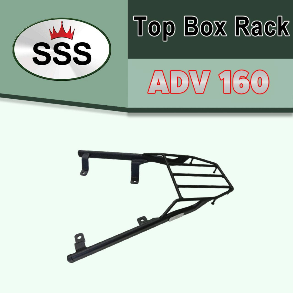 SSS ตะเเกรงท้าย ADV160งาน SSS เเท้ใส่ได้ตรงรุ่น Honda adv 160 ราคา 920 บาท นน 3.5kg 60*40*40 ...