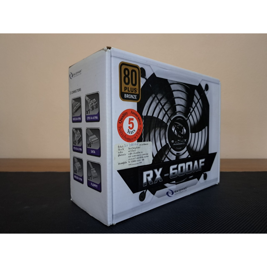 PSU RAIDMAX RX-600AF (600W 80+ Bronze) มือสอง | Shopee Thailand