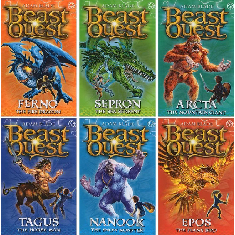 Beast Quest The Hero Collection 18 Books Series 1 - 3 Books Set by Adam ...