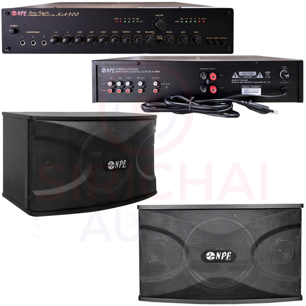 ชุดคาราโอเกะNPE รุ่น SRC300 ครบชุดพร้อมใช้งาน เพาเวอร์NPE-KA300B & NPE-K455 | Shopee Thailand