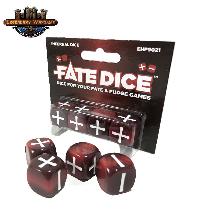 [พร้อมส่ง] FATE DICE (เซท 4 ลูก):INFERNAL DICE | Shopee Thailand