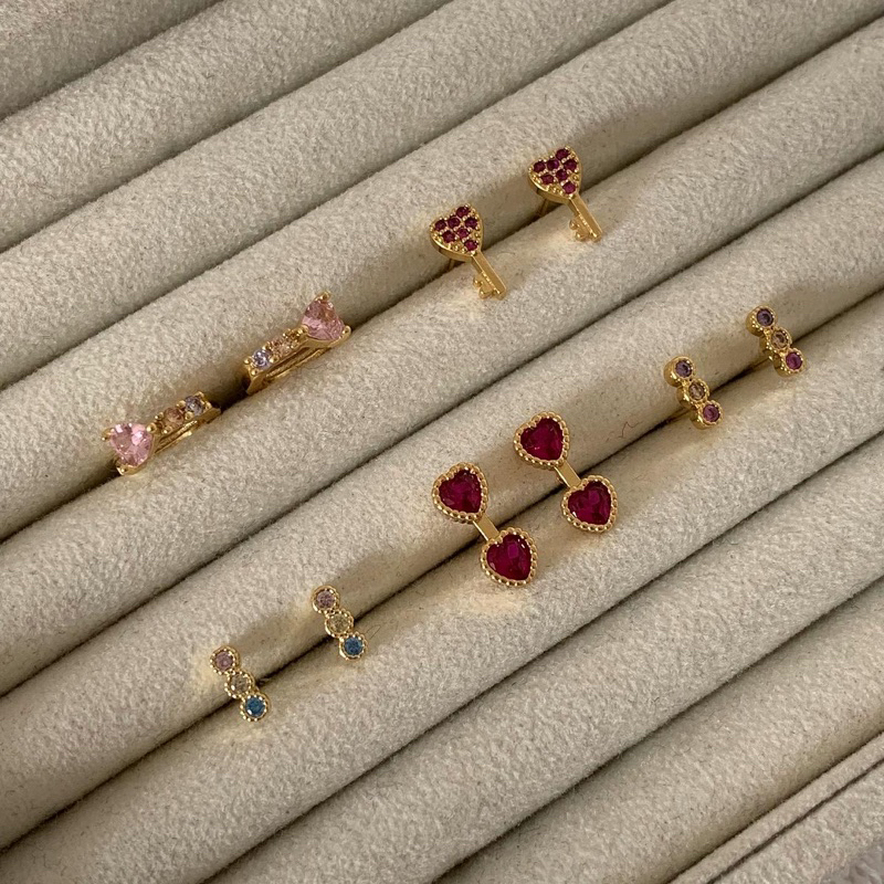 HER OBJECTIVE_HER MINI COLLECTION EARRINGS | Shopee Thailand