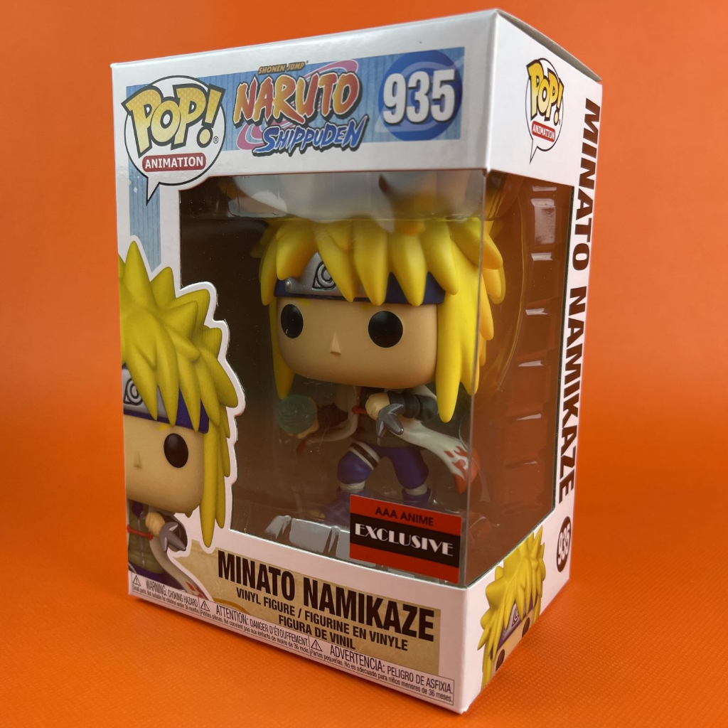 Damage Box Funko POP Minato Namikaze AAA Exclusive Naruto Shippuden 935 ...