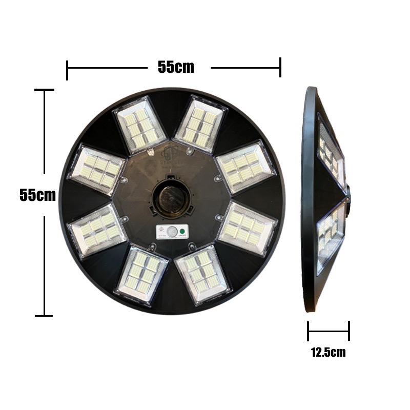 ของแท้ โปรแรง** UFO1000w-40000w ใหญ่สุด 55cmSolar Cell โคมไฟถนนโซล่าเซลล์ UFO Square Light ไฟถนน ...