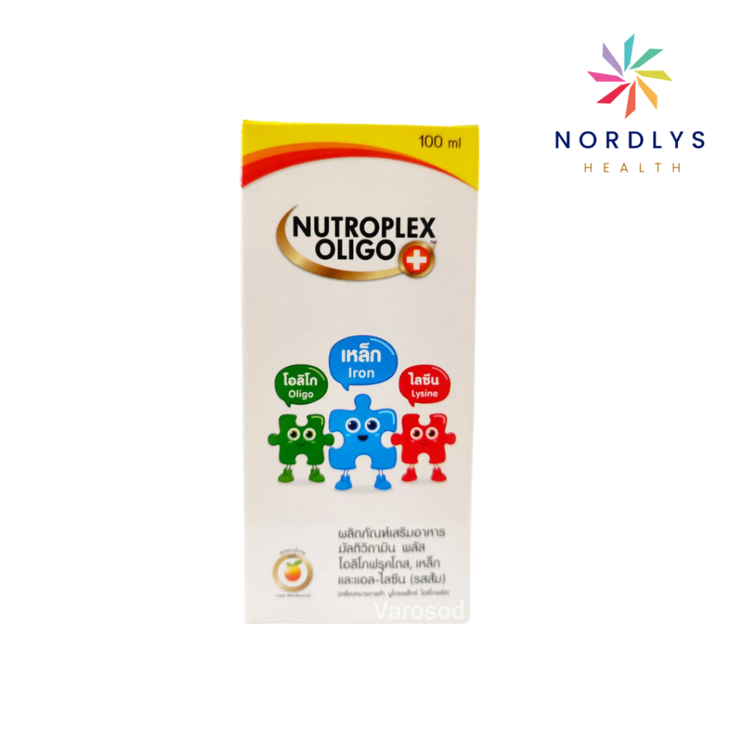 Nutroplex Oligo Plus นิวโทรเพล็กซ์ โอลิโก พลัส วิตามิน เสริมอาหาร รสส้ม ...