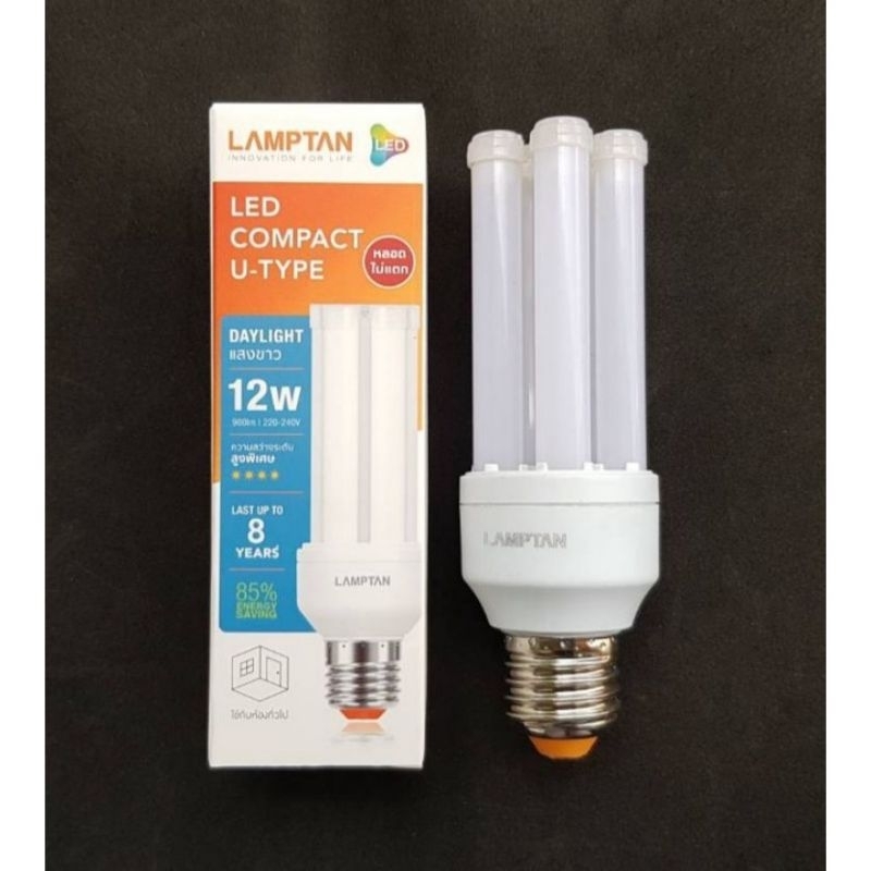 LAMPTAN หลอดไฟ LED Compact U-Type 12W หลอดตะเกียบ | Shopee Thailand