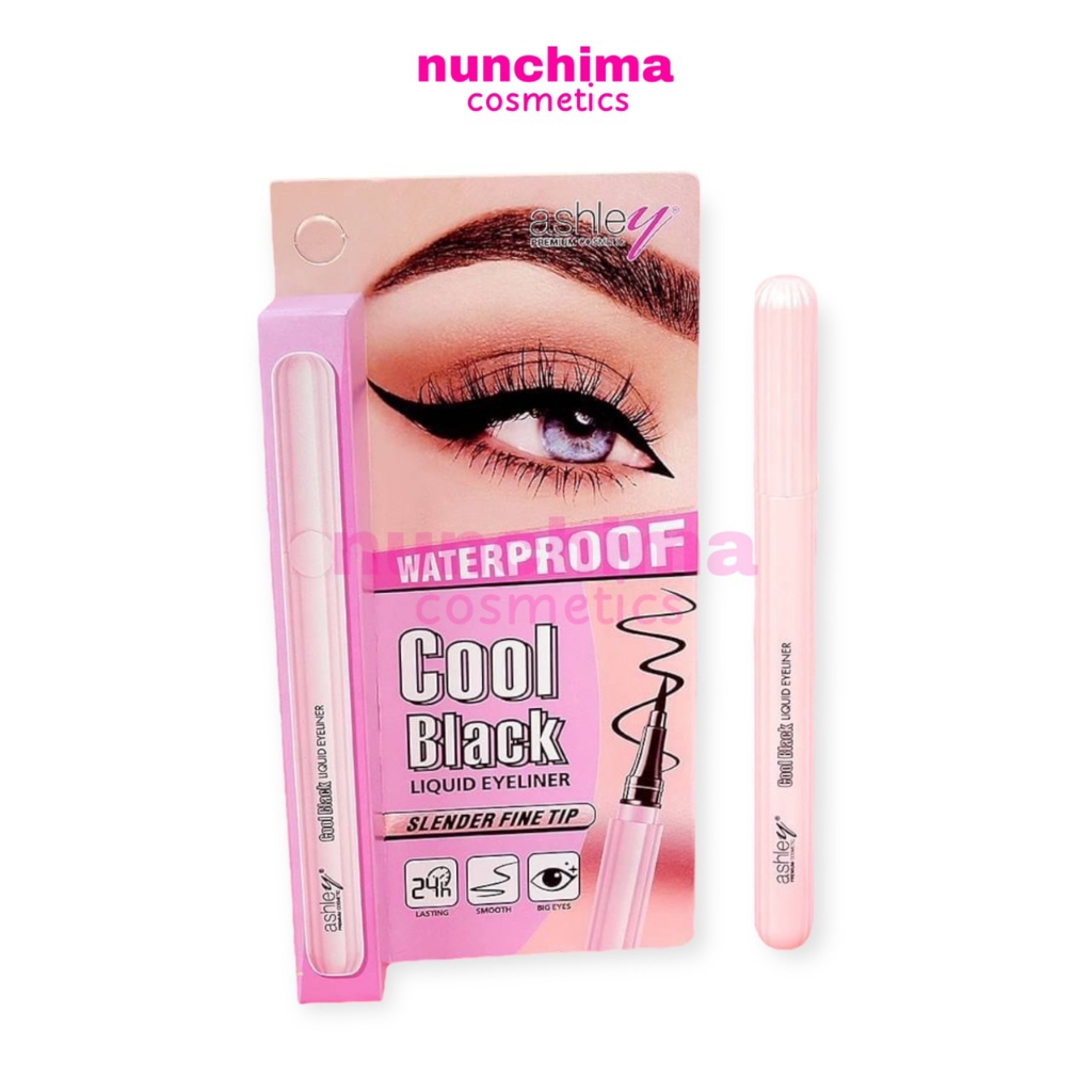 A-389 ASHLEY COOL BLACK LIQUID EYELINER แอชลี่ย์ คูล แบล็ค ลิควิด อาย ...