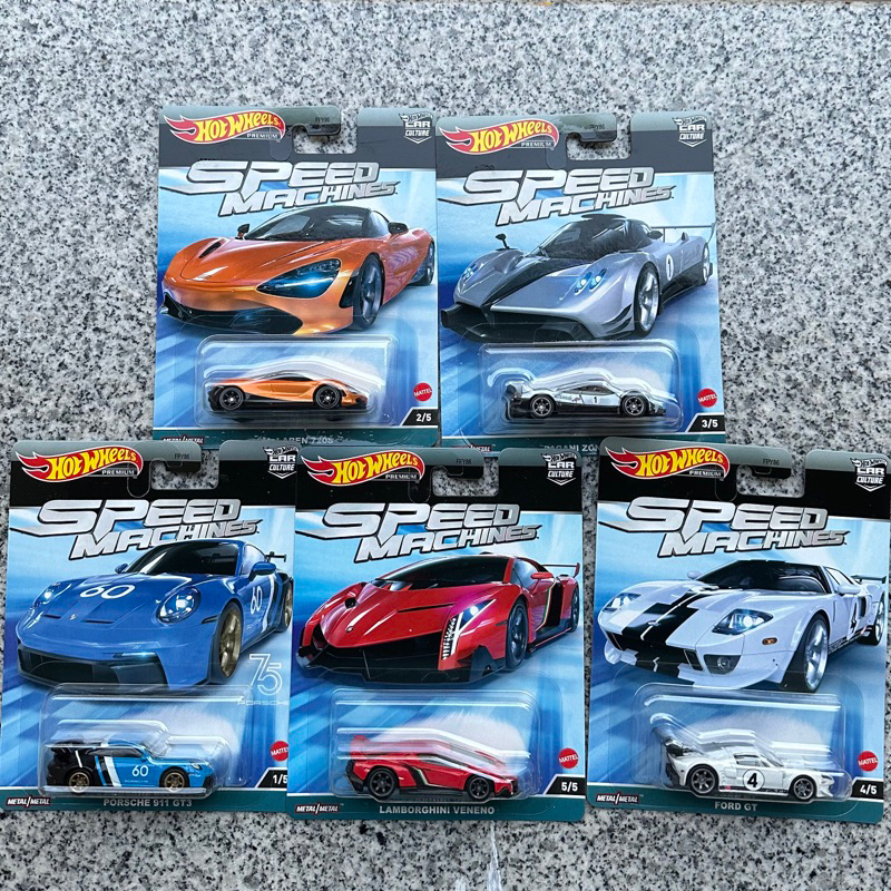รถเหล็ก Hotwheels Speed Machine 5 คัน | Shopee Thailand