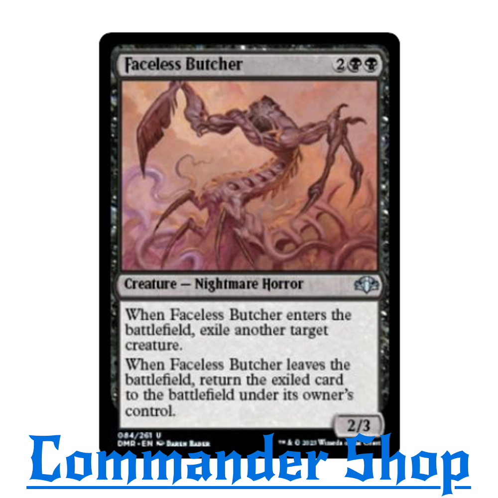 Faceless Butcher (Creature - Nightmare Horror) Black Mv4 Pw2/Tn3 Exile ...