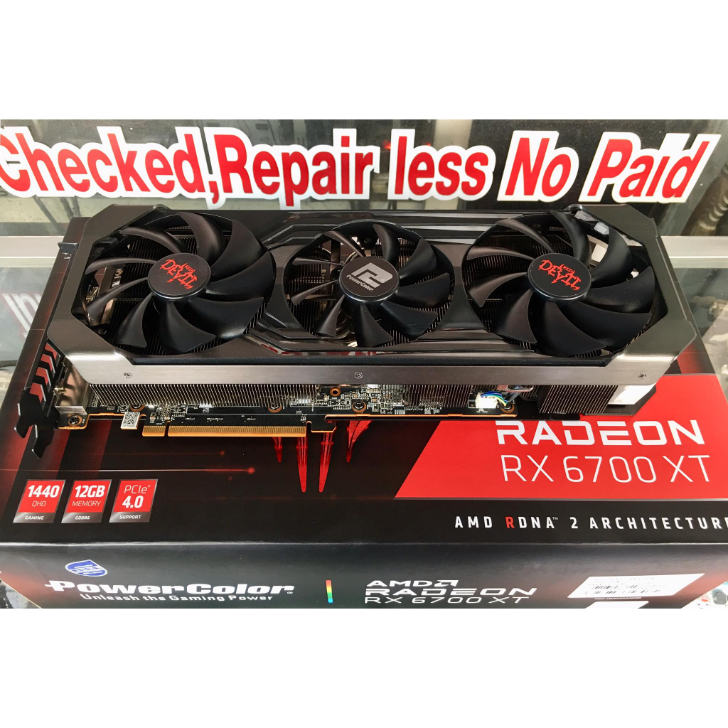 POWER COLOR RX6700XT RED DEVIL OC EDITION 12GB GDDR6(20281976240214 ...