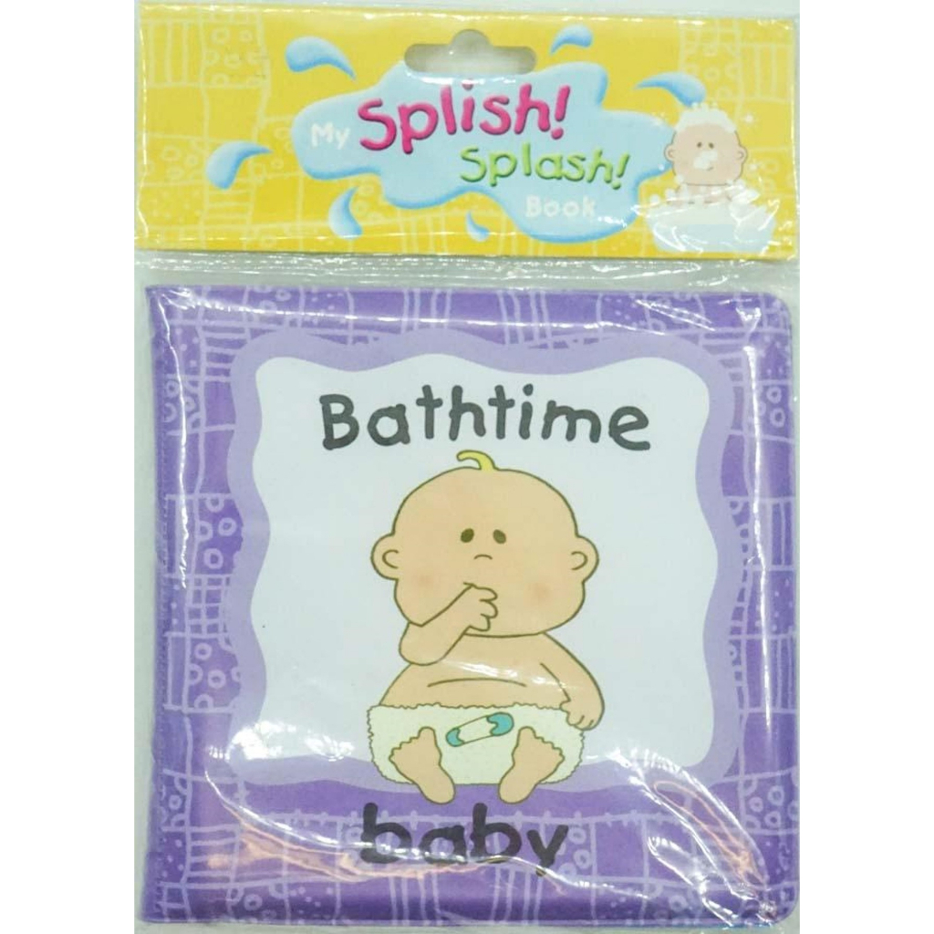 หนังสือลอยน้ำ หนังสืออาบน้ำ สำหรับเด็ก ภาษาอังกฤษ Bath Book Floatee ...
