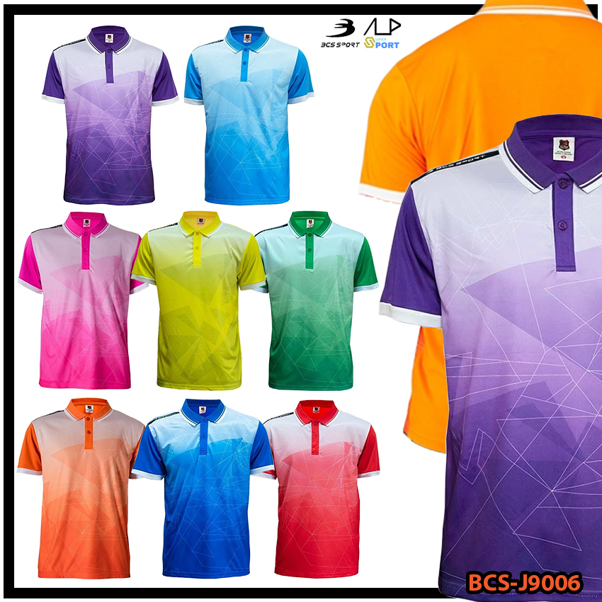 💥ลดโหดสูงสุด 1,000 บาท💥 เสื้อโปโลพิมพ์ลาย BCS SPORT รุ่น J9006 เนื้อผ้ากีฬา MICRO PLUS+ แท้100% ...