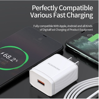 Adapter อะแดปเตอร์ Sendem SDM-C17 6A ชาร์จเร็ว 45w Super fast charger ...