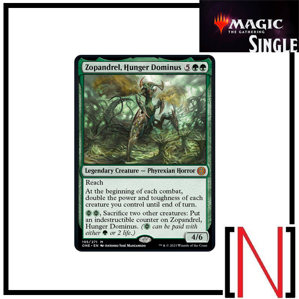 [MTG][Single][ONE] Zopandrel, Hunger Dominus ระดับ Mythic [ภาษาอังกฤษ ...