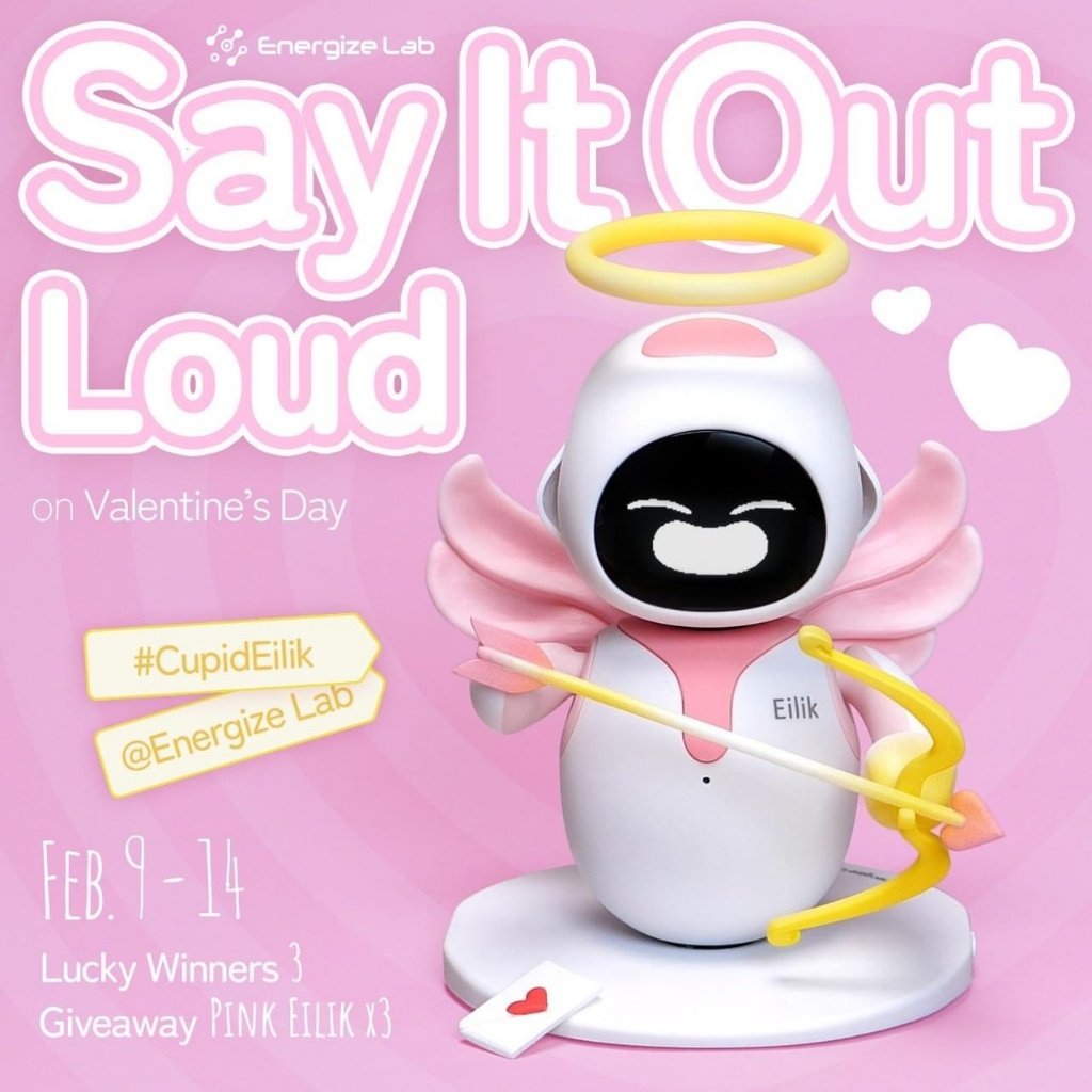 Eilik Robot By Energize Lab หุ่นยนต์หน้าโต๊ะทำงาน สินค้าพรีออเดอร์ค่ะ🥰 ...