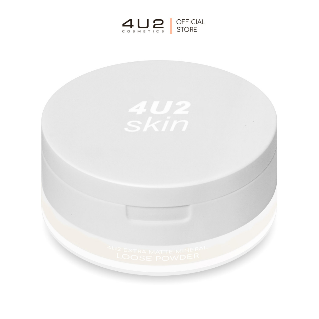4U2 EXTRA MATTE MINERAL LOOSE POWDER แป้งฝุ่น สูตรเบลอผิว | Shopee Thailand