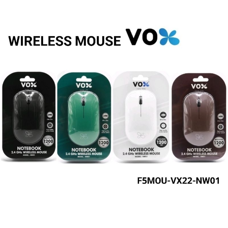 VOX เม้าส์ไร้สาย Wireless Mouse รุ่น F5MOU-VX22-NW01 | Shopee Thailand