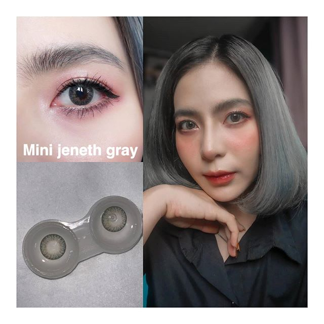Kitty kawaii รุ่น Mini jeneth คอนแทคเลนส์ รายเดือน ค่าอมน้ำ55% | Shopee ...