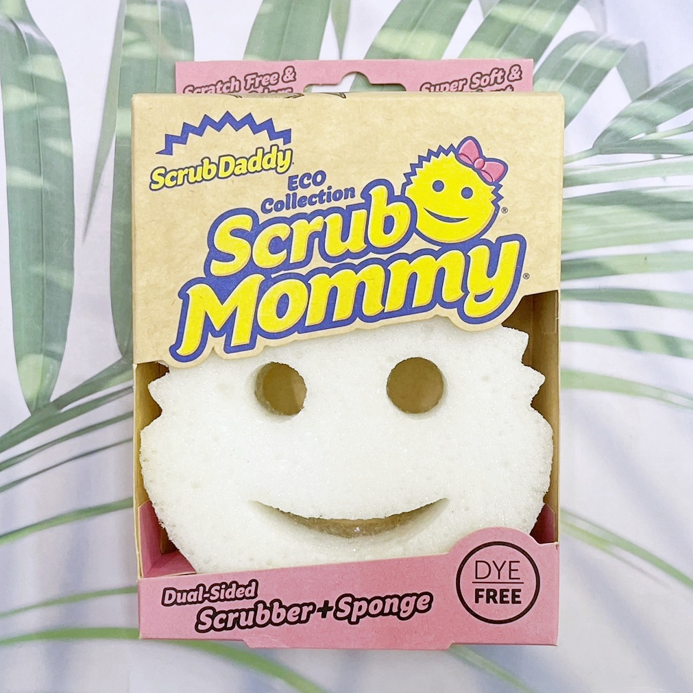 (Scrub Daddy®) Scrub Mommy Dye Free Dual-Sided Scrubber+Sponge ฟองน้ำทำ ...
