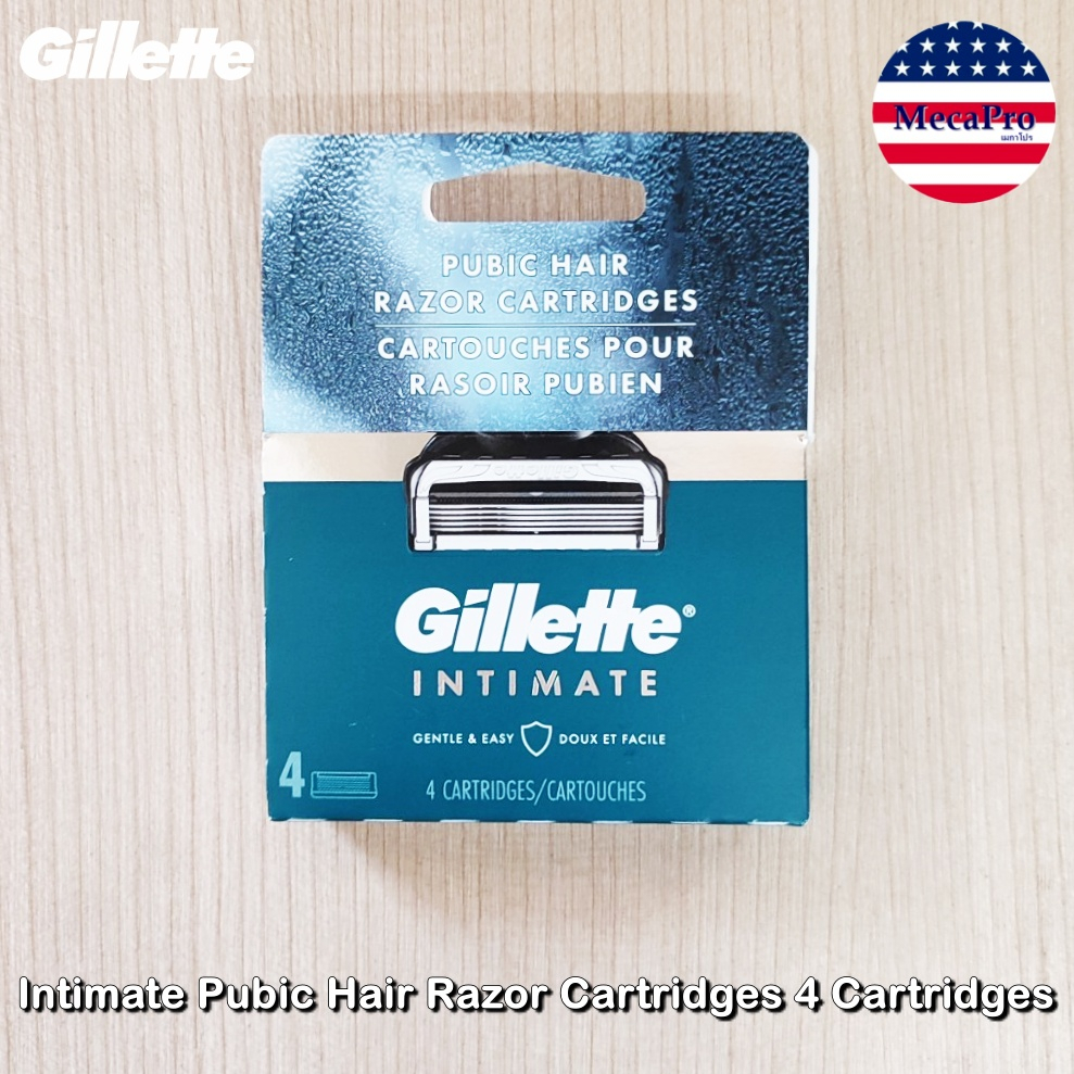 Gillette® Intimate Pubic Hair Razor Gentle & Easy ยิลเลตต์ ชุดมีดโกน ...