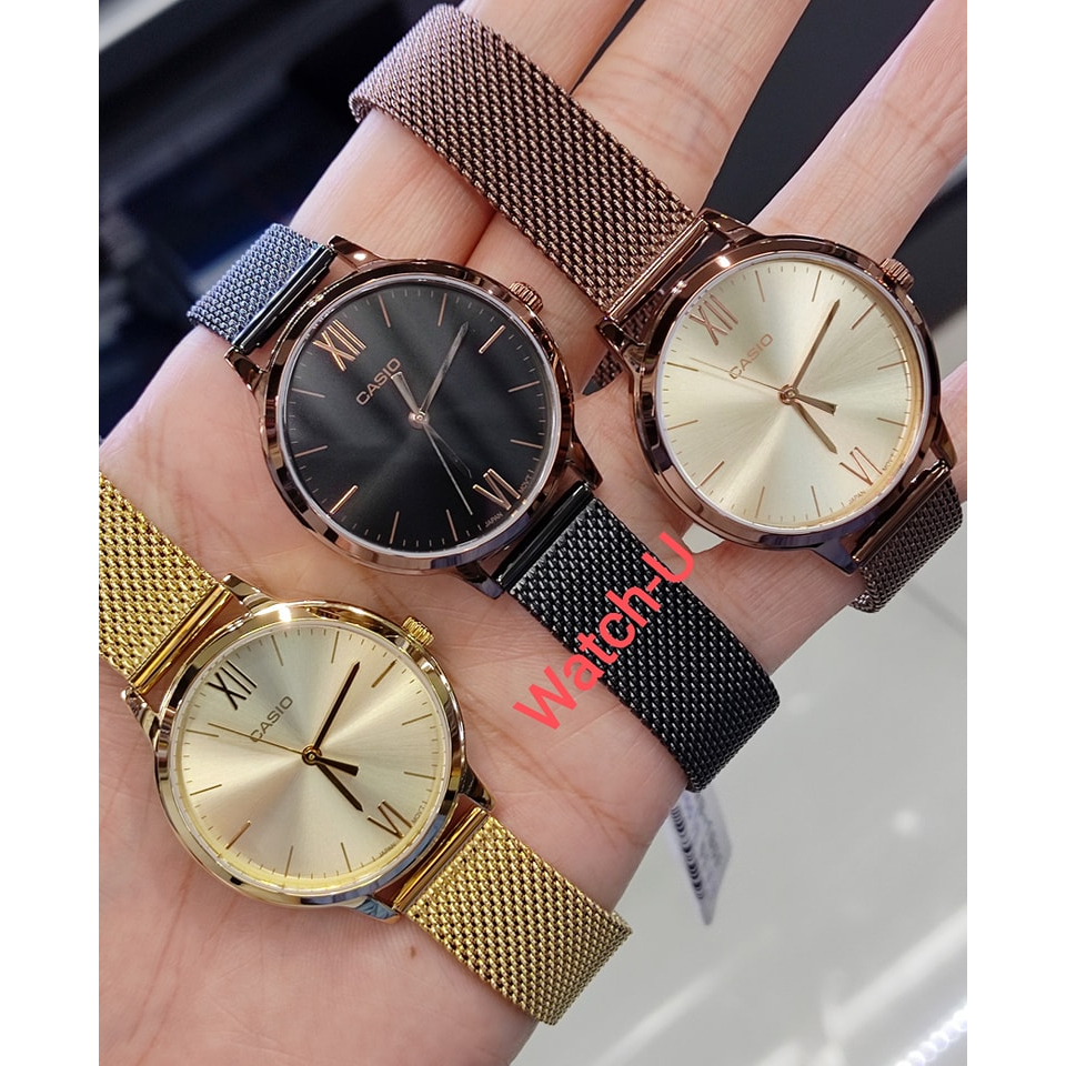 CASIO นาฬิกาข้อมือผู้หญิง LTP-E157 ซีรี่ส์ LTP-E157MR-9A,LTP-E157MG-9A,LTP-E157MRB-1B | Shopee ...