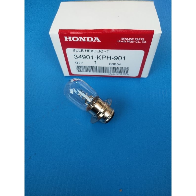 34901-KPH-901หลอดไฟหน้าแท้ 12V 30/30Wสำหรับรุ่น WAVE125S,R,ดรีม125,และ ...