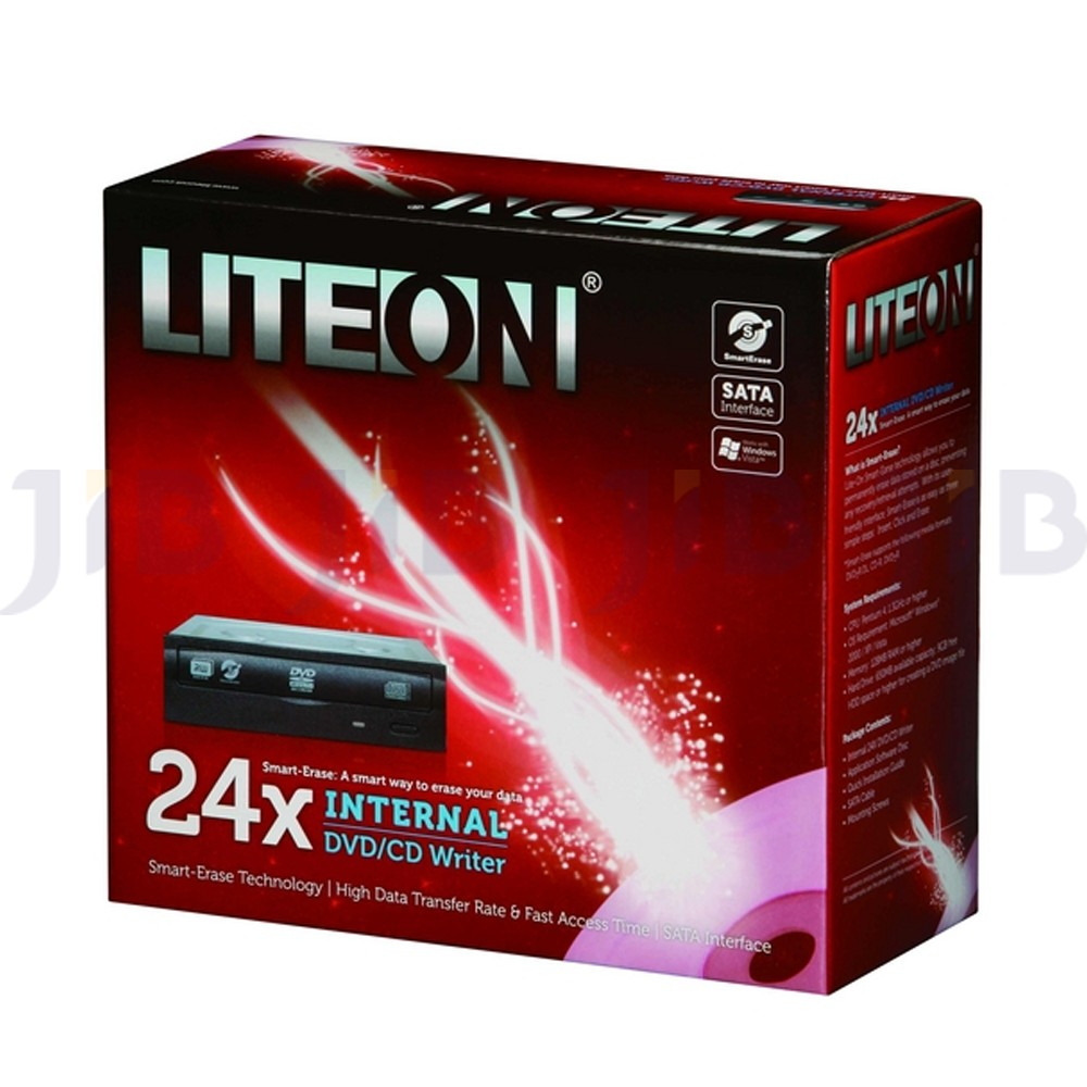 LITE ON DVD RW 24X SATA (IHAS324-L32) BLACK BOX | Shopee Thailand