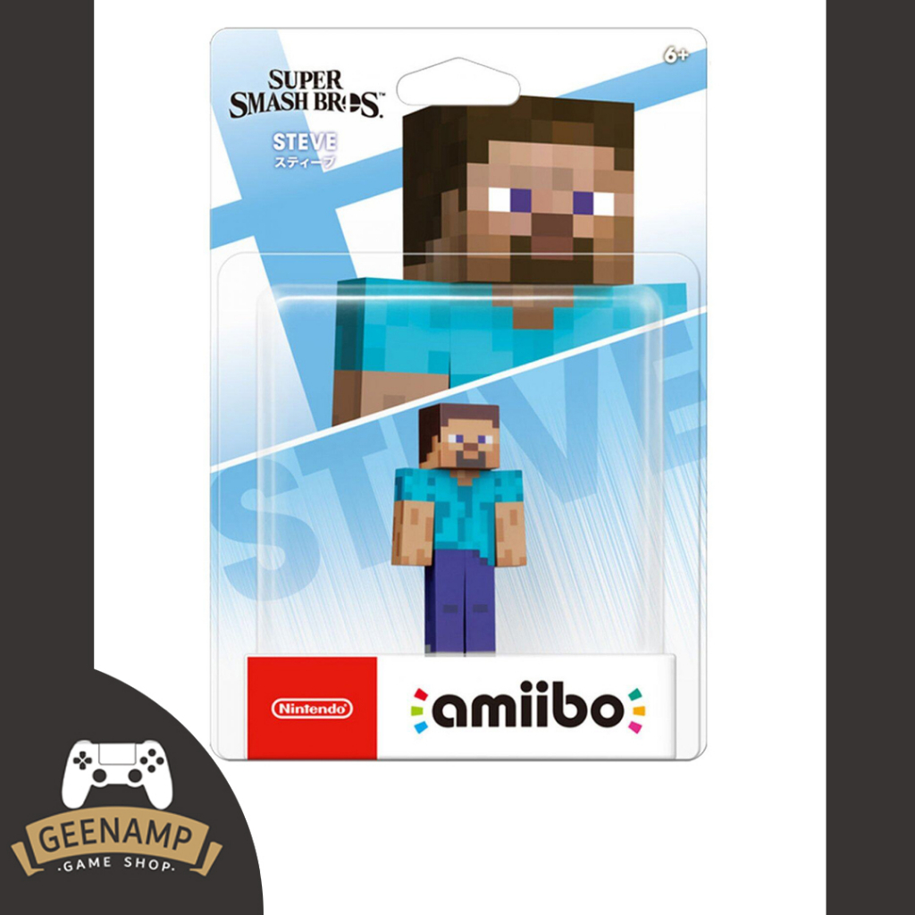 (คูปองShopeeลด15%) AMIIBO [มือ1] Steve amiibo (Super Smash Bros ...