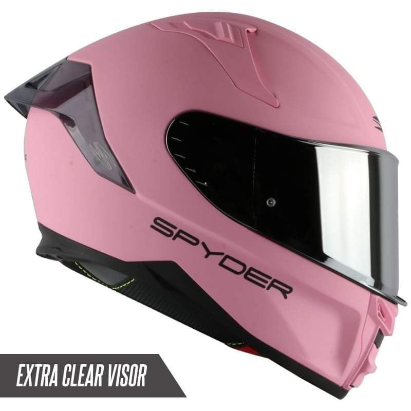 SPYDER Fury PD Dual Visor Helmet + FREE Extra Clear Visor | Shopee Thailand
