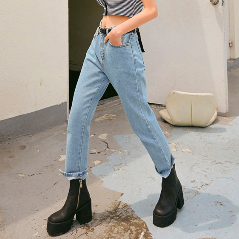 chuu -5kg jeans vol.95 (s) | Shopee Thailand