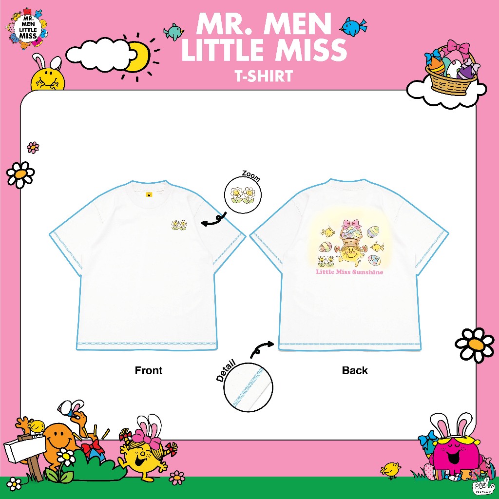 Mr.Men Little Miss T-SHIRT Pastel | Shopee Thailand