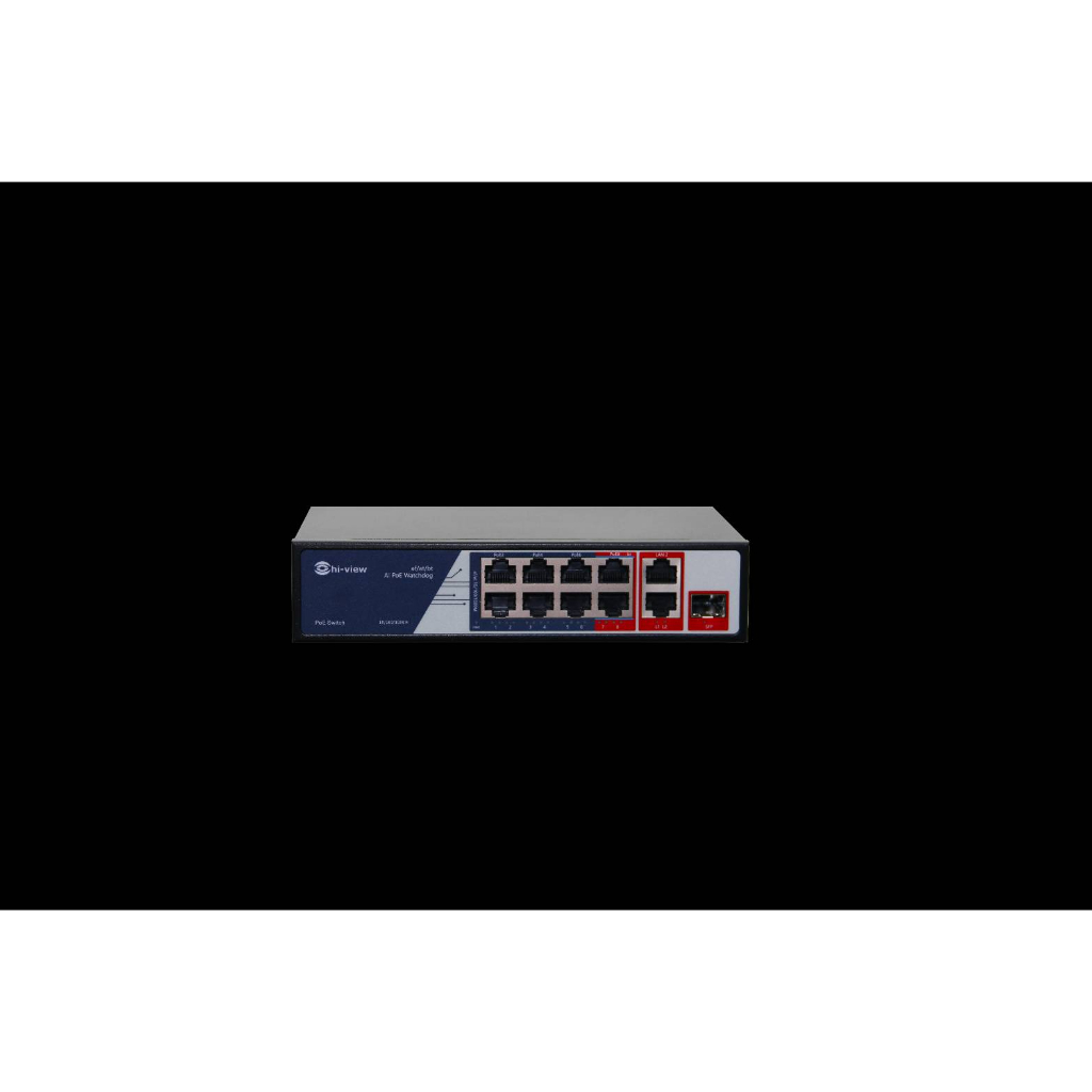 Hi-view Smart PoE Switch HUB รุ่น HS-SW6 2P4 BT-AI / HS-SW10 2P8 S1 HBT ...