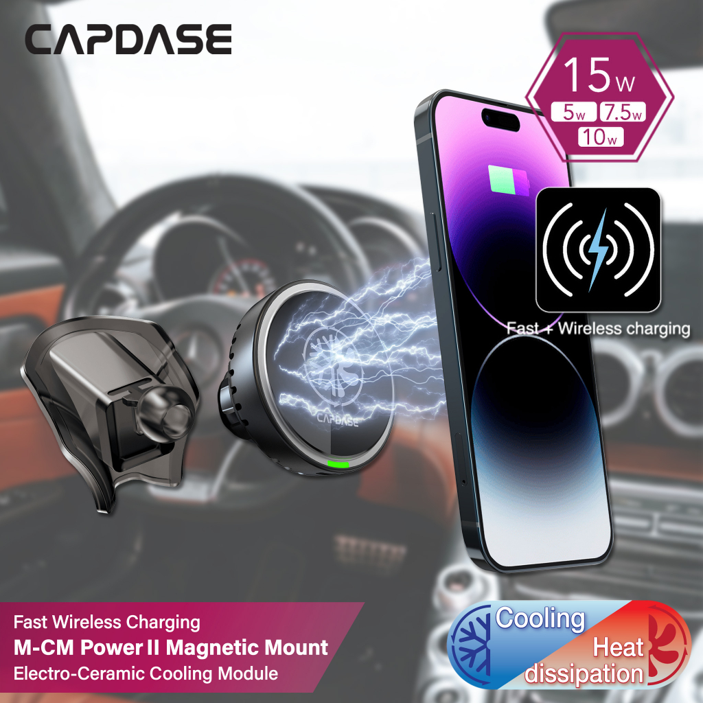 Capdase M-Cm Power Ii แท่นชาร์จแม่เหล็กไร้สาย Dsh Base-C200L สําหรับ ...