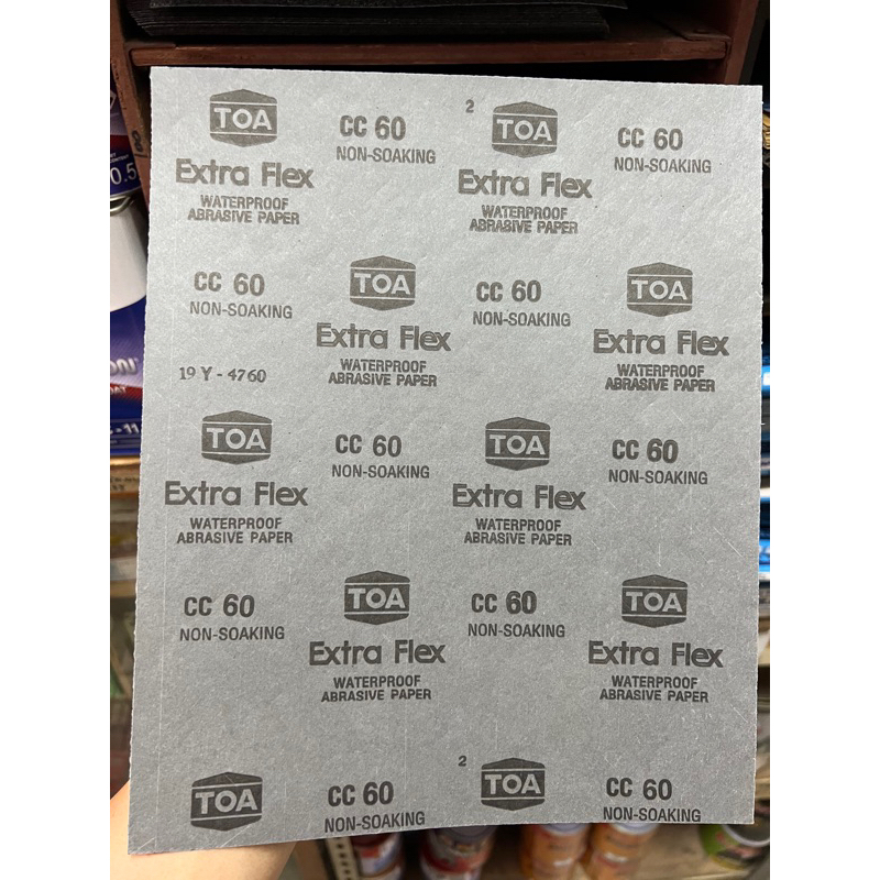 กระดาษทราย TOA EXTRA FLEX รุ่นที่ทนที่สุด กันน้ำ แช่เป็นเดือนก็ไม่ขาด ...