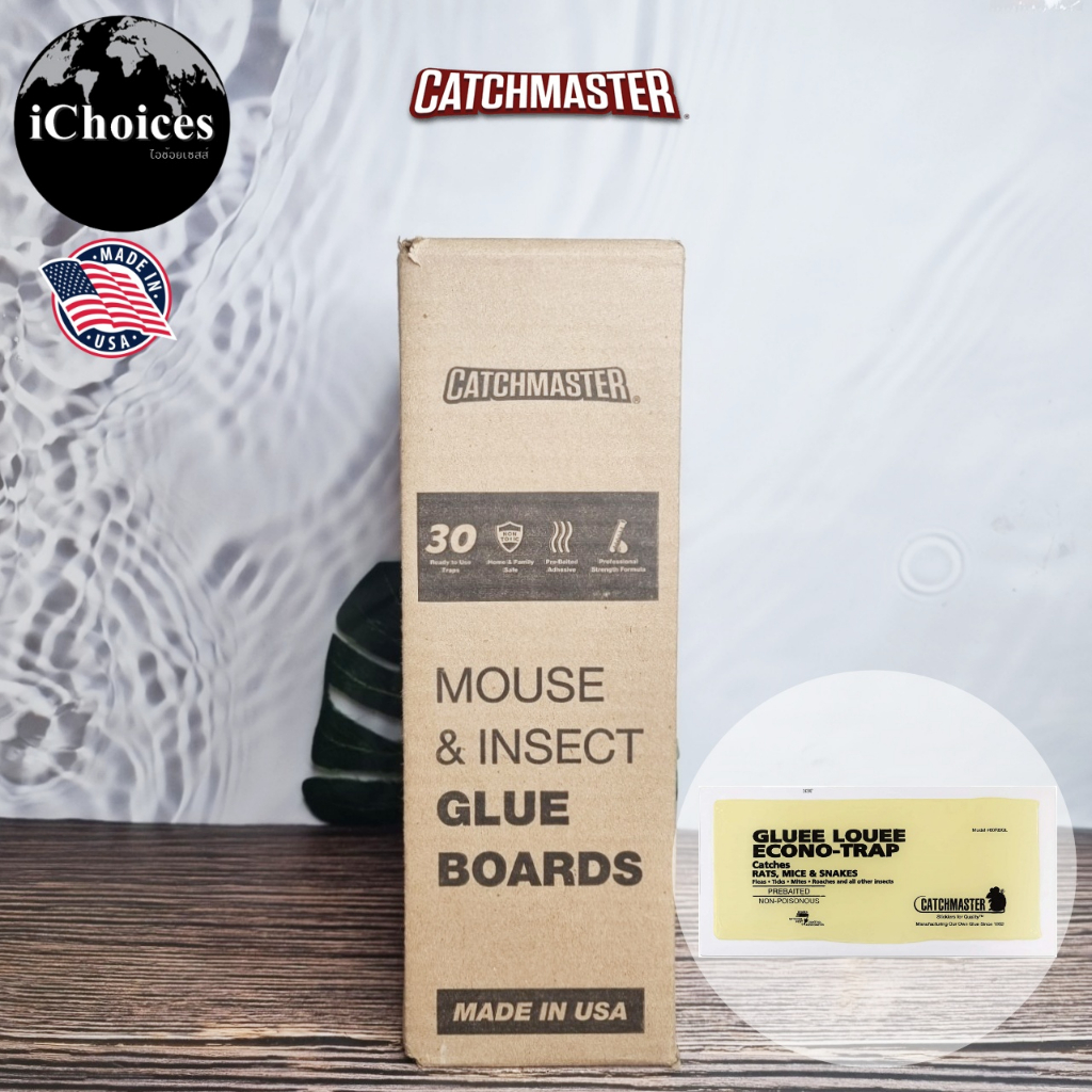 [Catchmaster] Mouse & Insect Glue Boards 1 Piece #60RBGL กับดักหนู และ ...