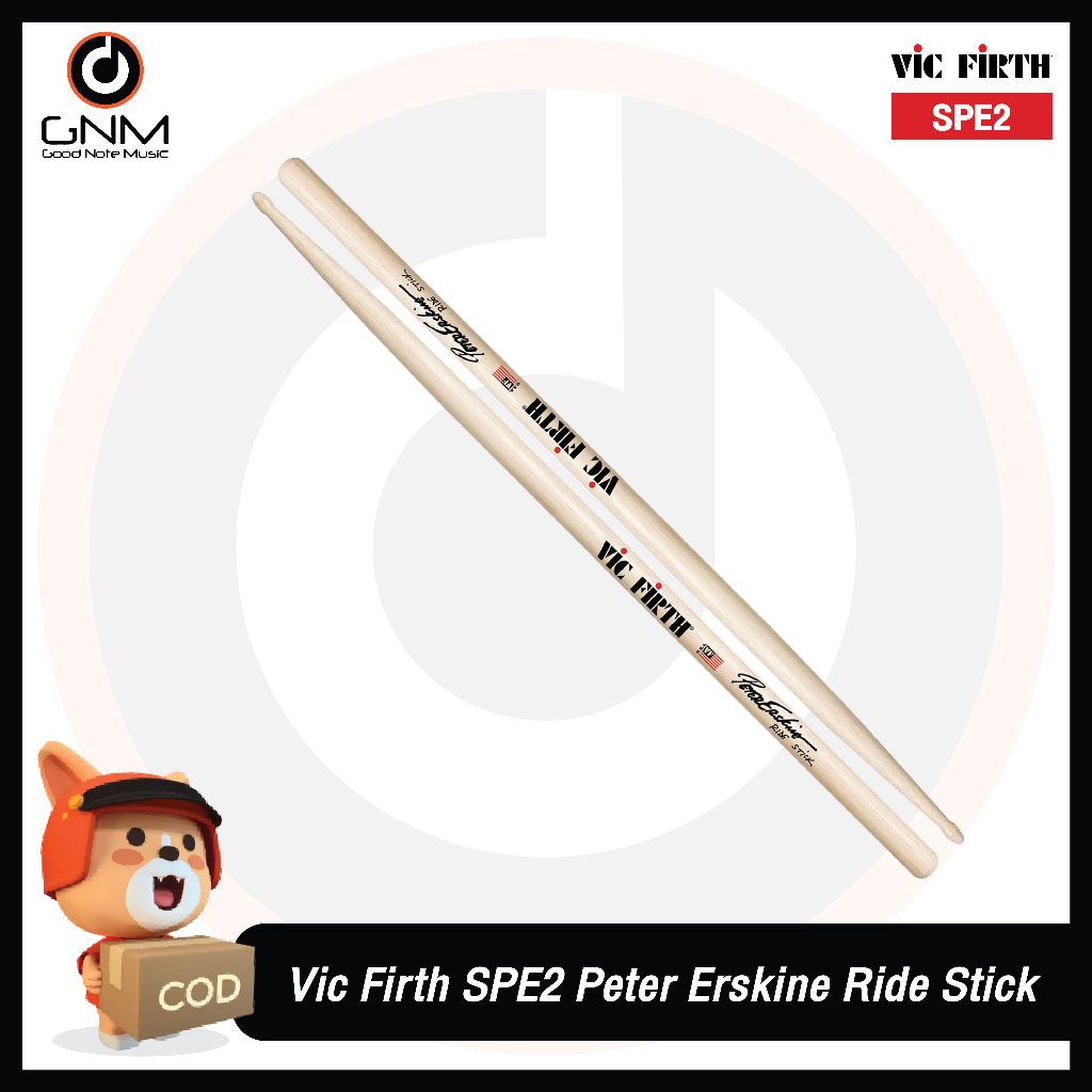 Vic Firth ไม้กลอง รุ่น SPE2 (Peter Erskine Ride Stick) | Shopee Thailand