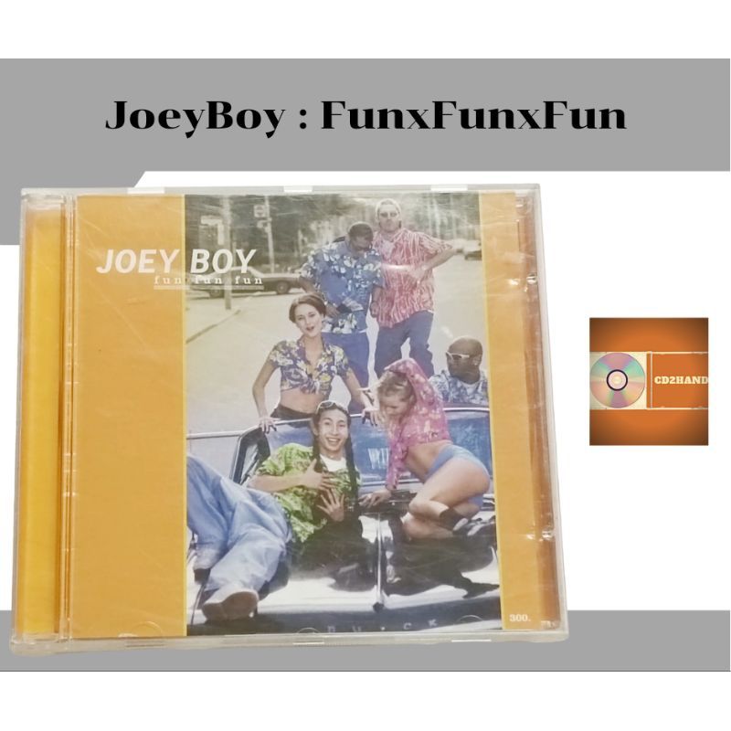 แผ่นซีดี แผ่นcd,แผ่นเต็ม โจอี้บอย Joey Boy ชุด funxfunxfun ฟัน ฟัน ฟัน ...