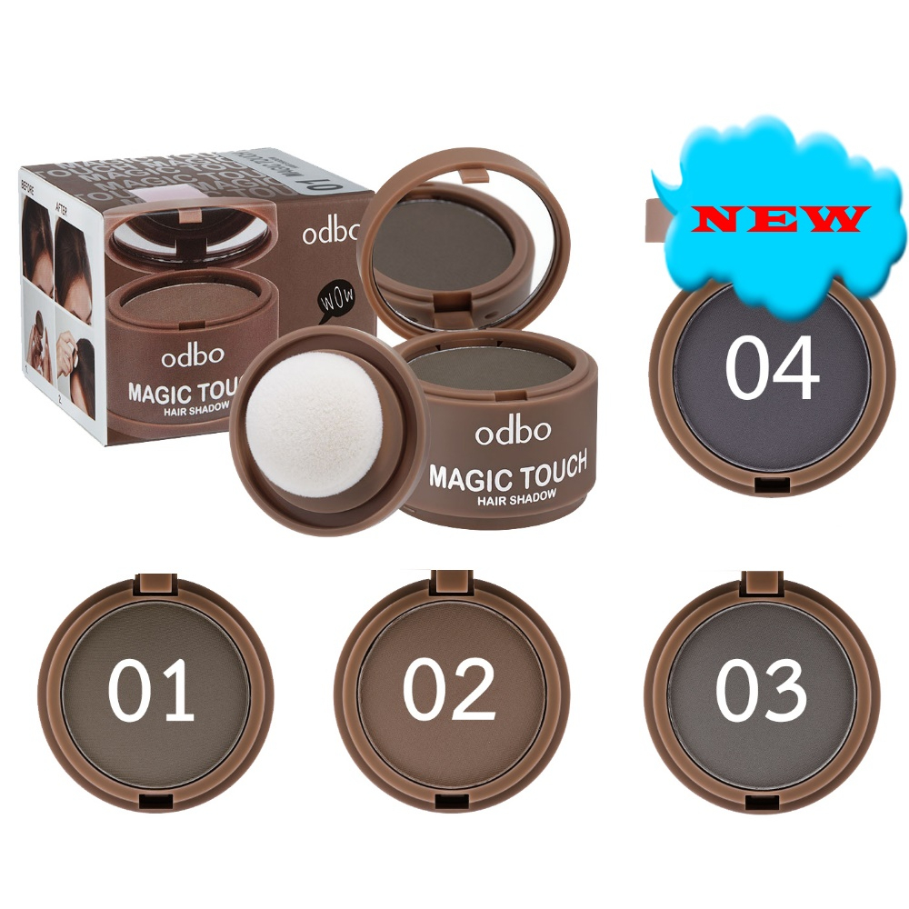 (แท้) Odbo NextGen Magic Touch Hair Shadow 3g โอดีบีโอ เน็กซ์เจน แมจิก ทัช แฮร์ แชโดว์ ปิดผมบาง ...