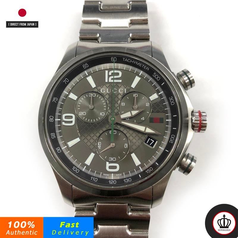 นาฬิกาข้อมือ Gucci Chronograph 126.2 S2207 จากญี่ปุ่น | Shopee Thailand