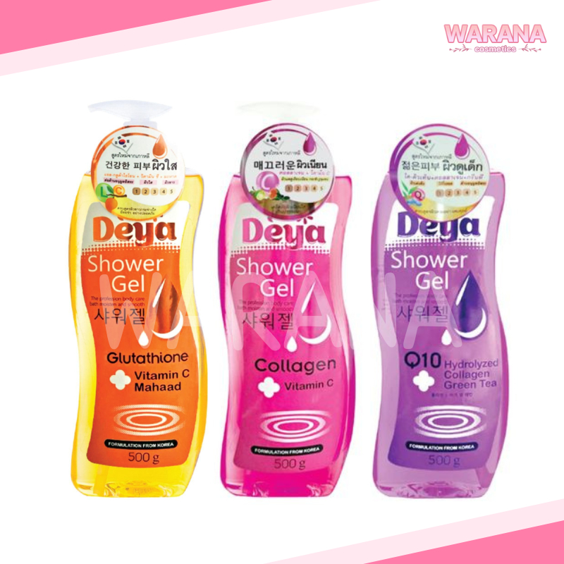Deya Shower Gel ดีย่า ชาวเวอร์ เจล เจลอาบน้ำ มีให้เลือก 3 สูตร 500g. ของแท้ 100% | Shopee Thailand